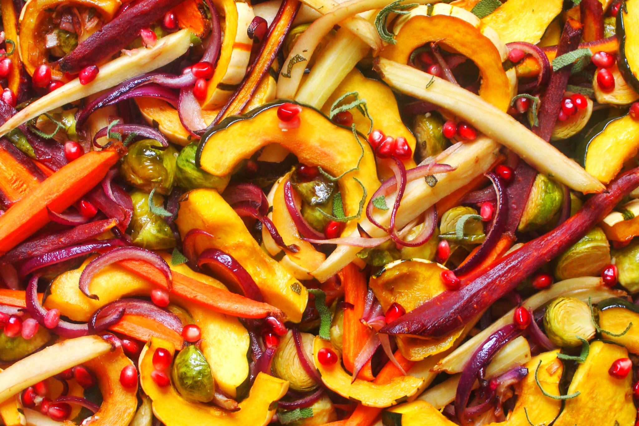 Roasted Harvest Vegetables- The Peachee Pear